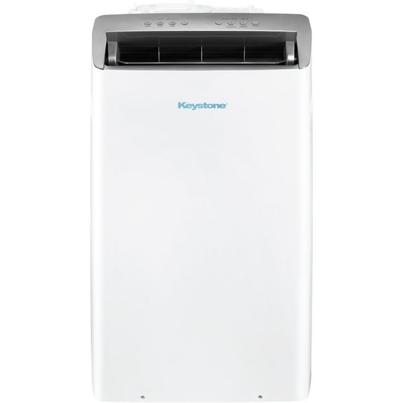 Keystone 14,000 BTU ASHRAE/12,000 BTU DOE 550 sq ft Portable Inverter ...