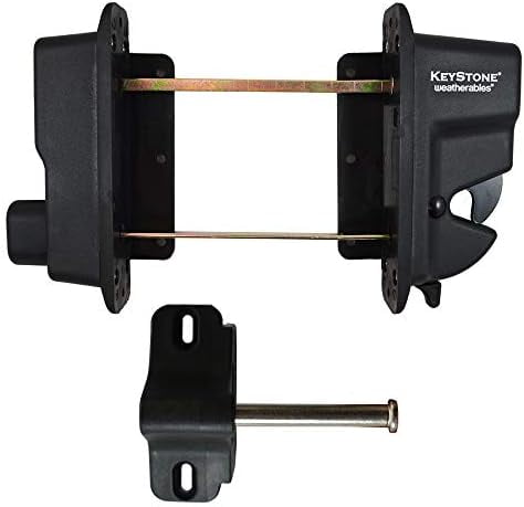 Keystone 2-Sided Key-Lockable Gate Latch – Nylon Polymer Heavy Duty ...