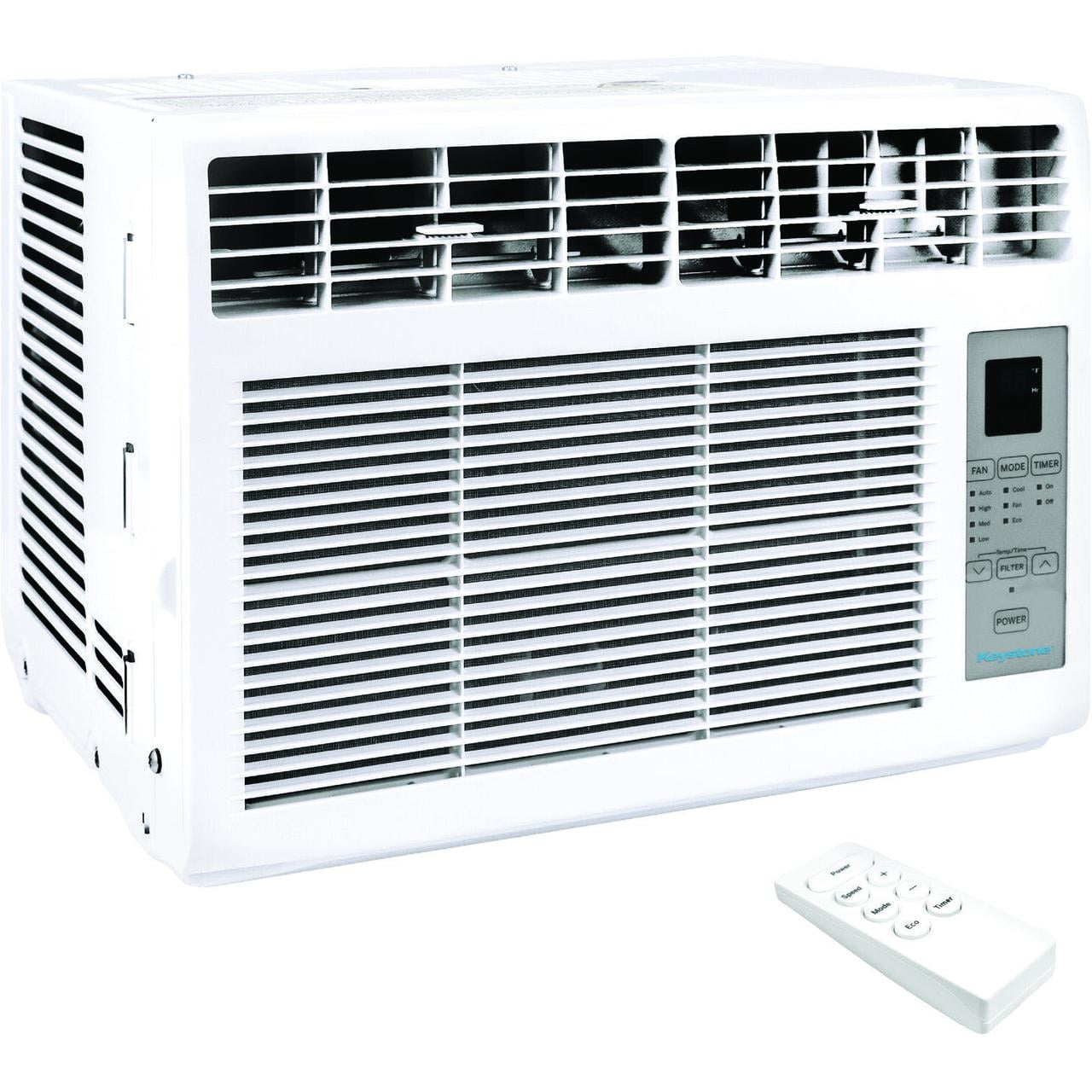 Keystone 6,000 BTU up to 250 sq ft Window Mounted Air Conditioner with ...