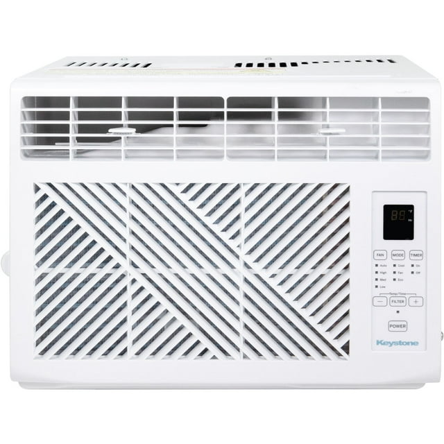 Keystone 6,000 BTU 250 Sq ft Window Air Conditioner with Remote Control ...