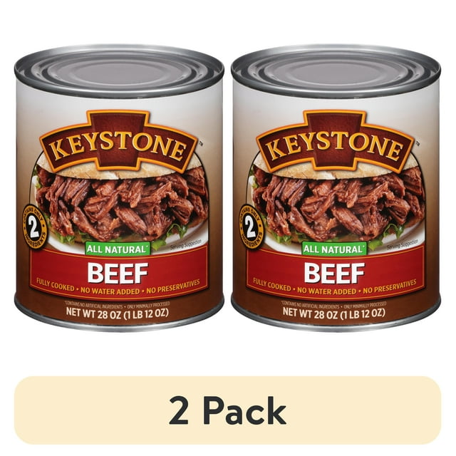 (2 pack) Keystone All Natural Beef, 28 Oz - Walmart.com