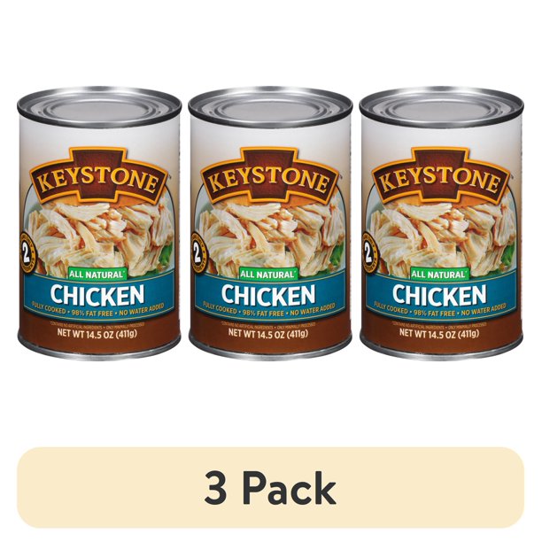 (3 pack) Keystone All Natural Chicken, 14.5 oz Can - Walmart Business ...