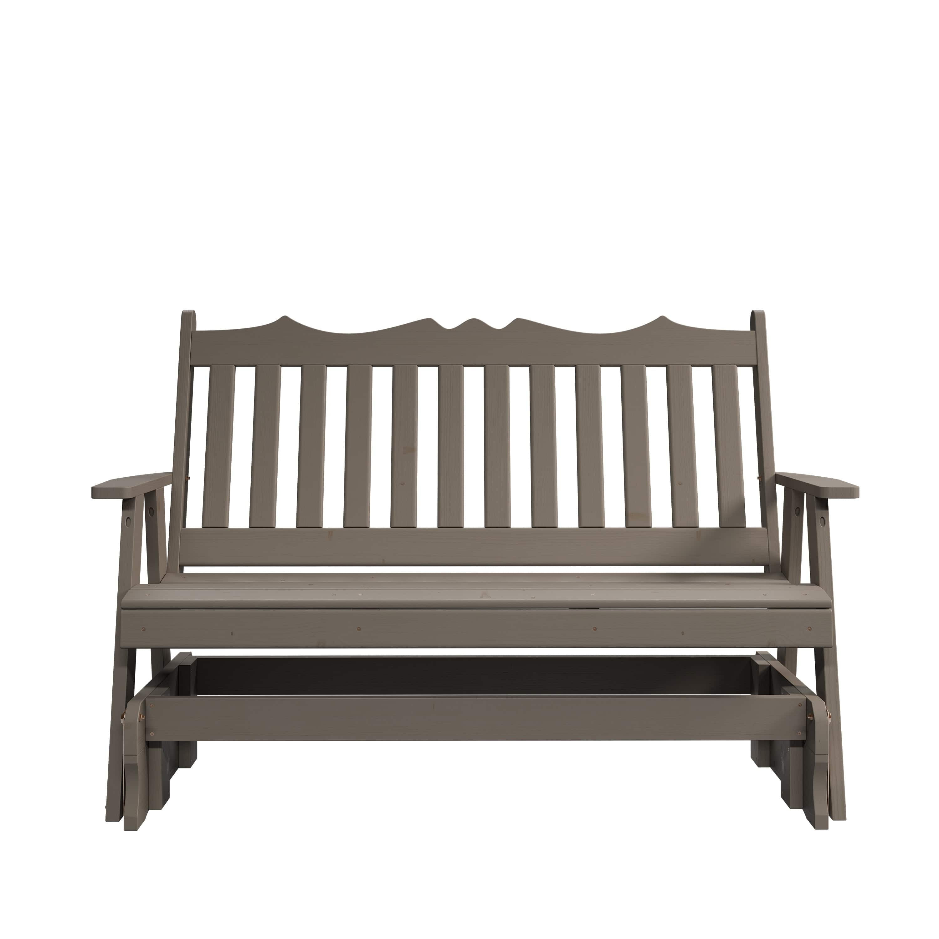 Keystone Amish Co. 5 Foot York Porch Glider, Olive Grey Paint - Walmart.com