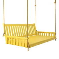 Keystone Amish Co. 6 Foot Franklin Porch Swing Bed with Ropes, Cedar ...