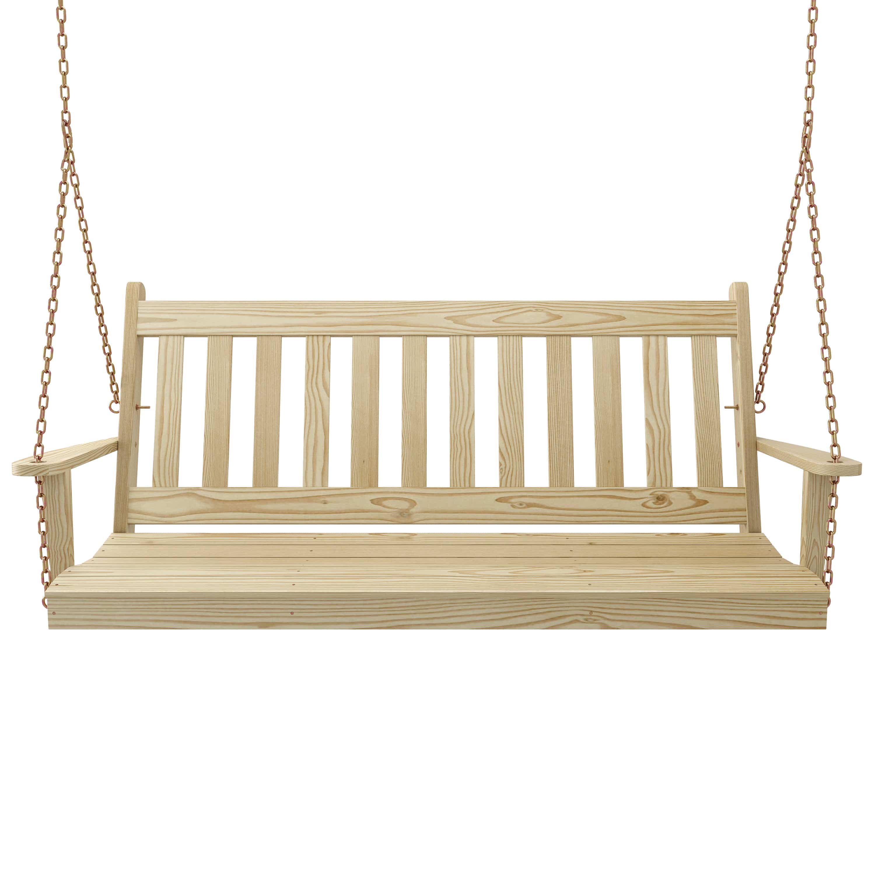 Keystone Amish Co. 6 Foot Franklin Porch Swing, Unfinished - Walmart.com