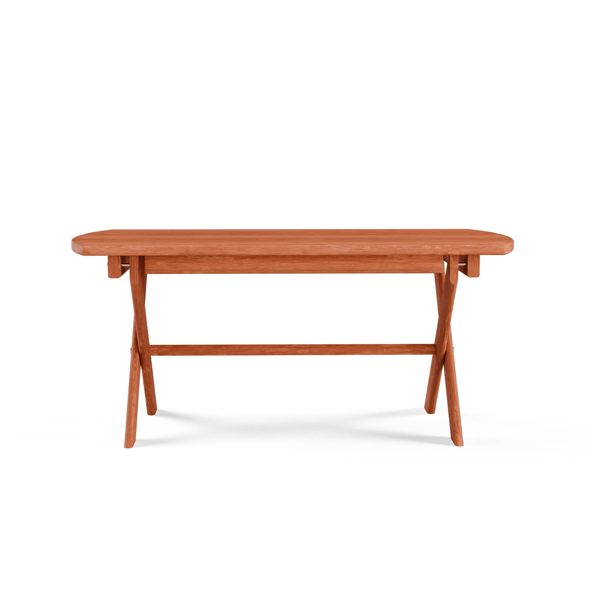 Keystone Amish Co. Folding Oval Red Cedar Coffee Table, Cedar Stain ...