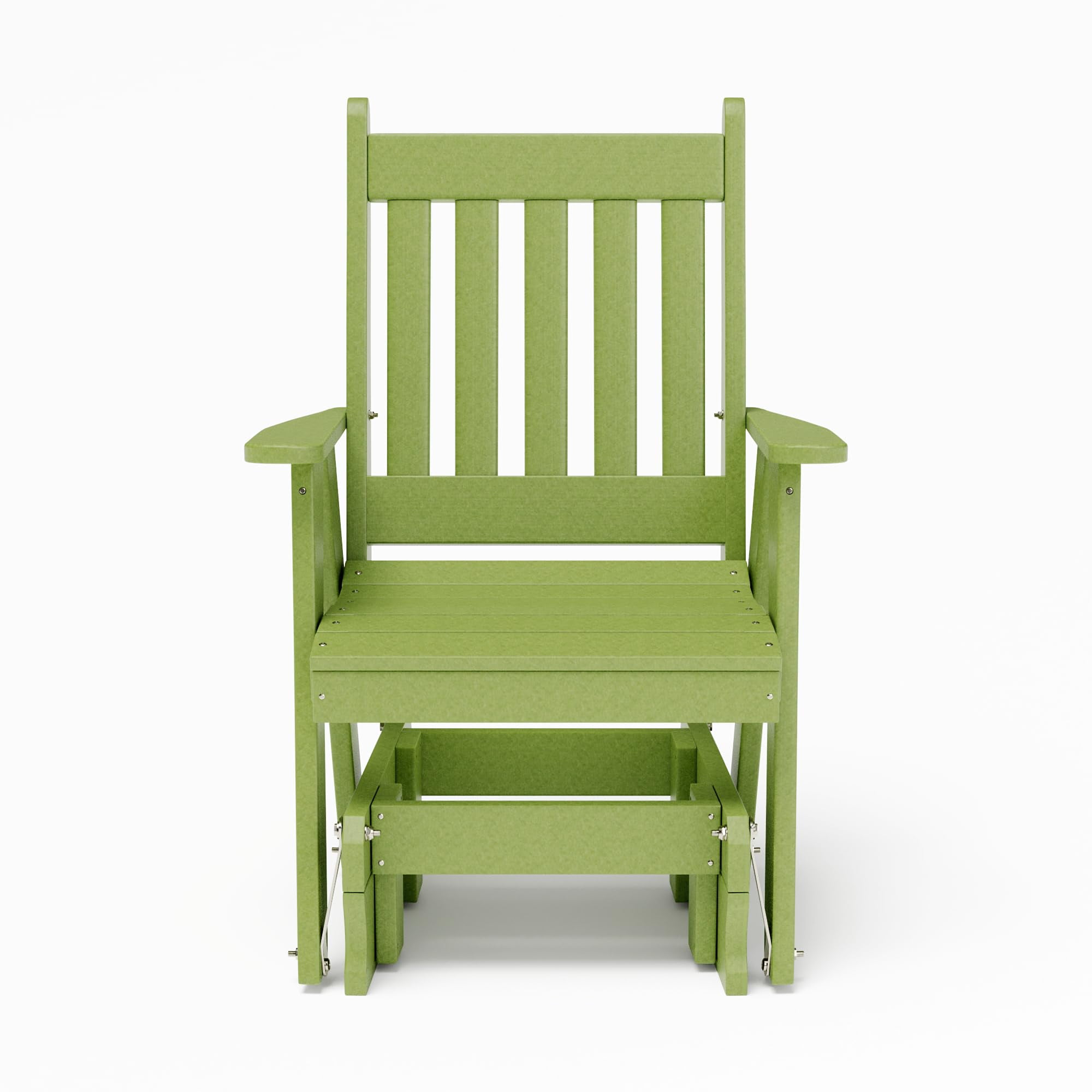 Keystone Amish Co. Franklin Recycled Plastic Glider Chair, Tropical ...