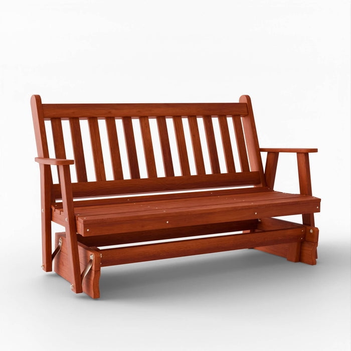 Keystone Amish Co. Franklin Red Cedar Porch Glider - Walmart.com