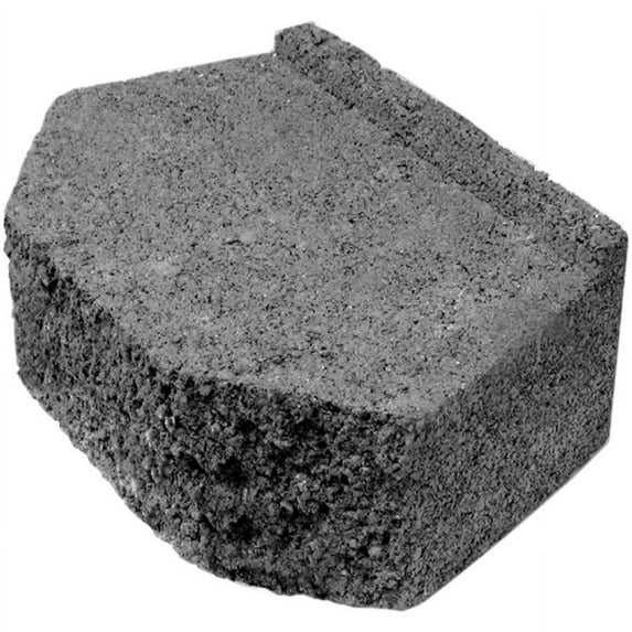 Keystone Arborstone Dark Gray Concrete Garden Wall Block - Walmart.com