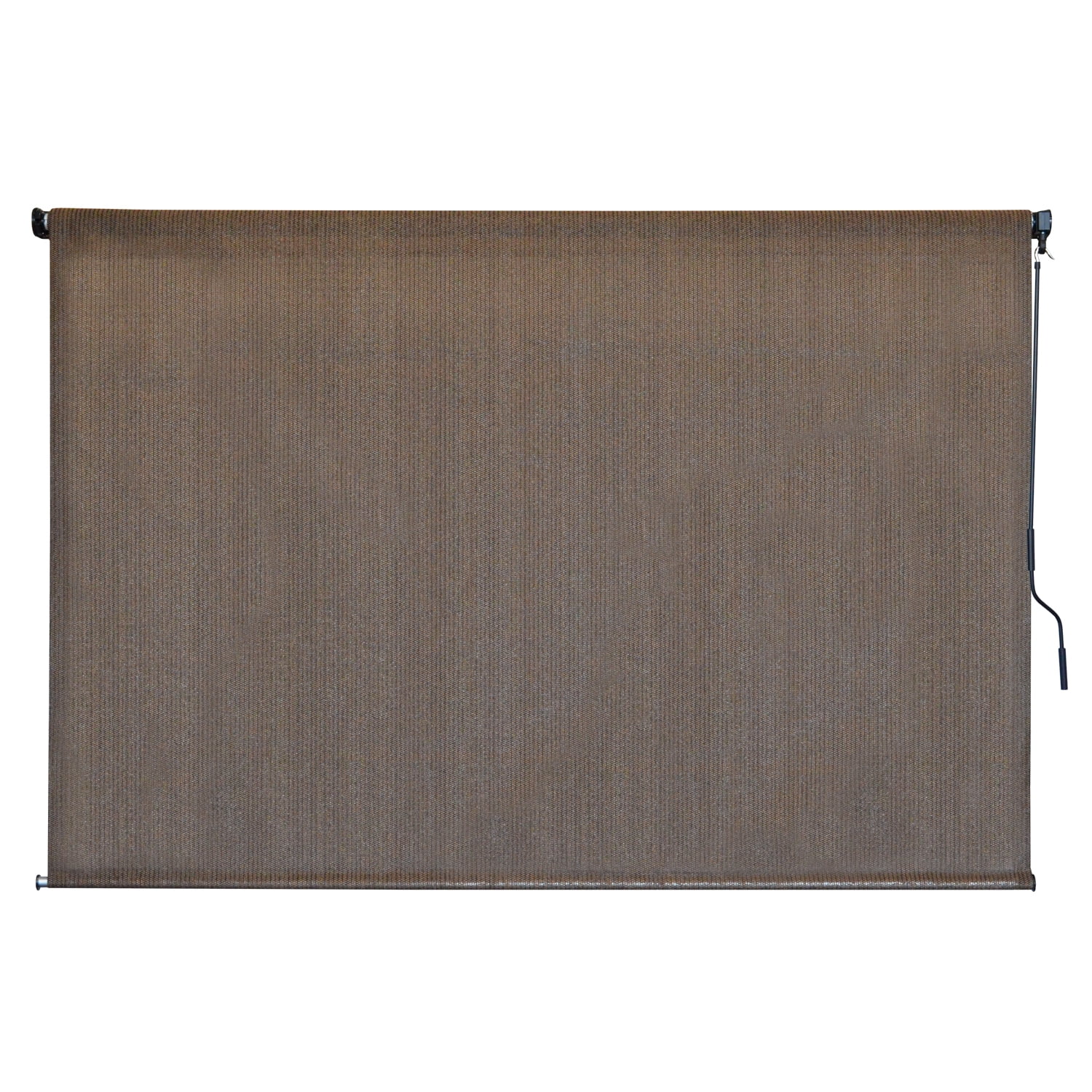 Keystone Fabrics 10' wide x 6' drop Cordless Bryce (Brown/Black ...