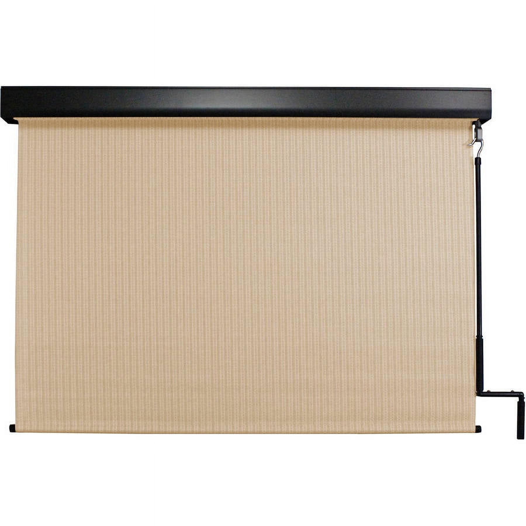 Keystone Fabrics 10' x 8' Pole Operated Outdoor Sun Shade with ...