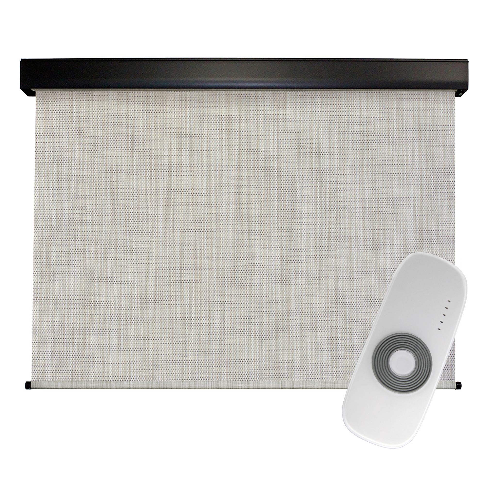 Keystone Fabrics Outdoor Roller Patio Sun Shade 4ft Wide (Brown ...