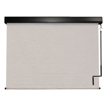 Keystone Fabrics Outdoor Roller Patio Sun Shade 10ft Wide (Beige ...