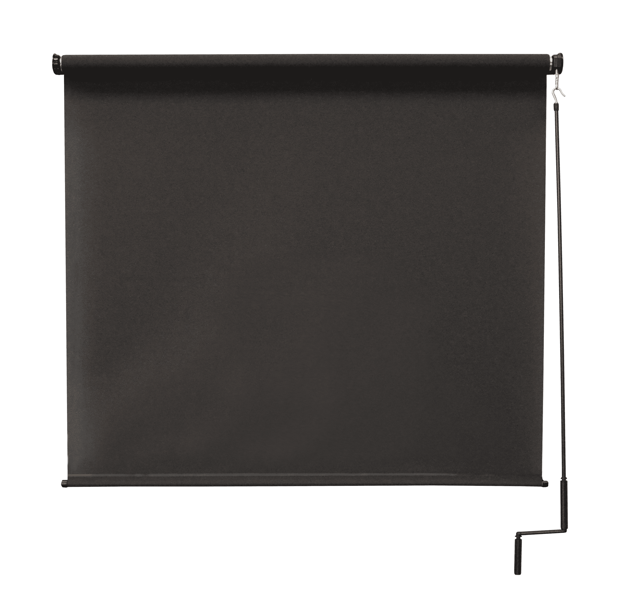 Keystone Fabrics Premium Outdoor Roller Patio Sun Shade 7ft Wide (Dark ...