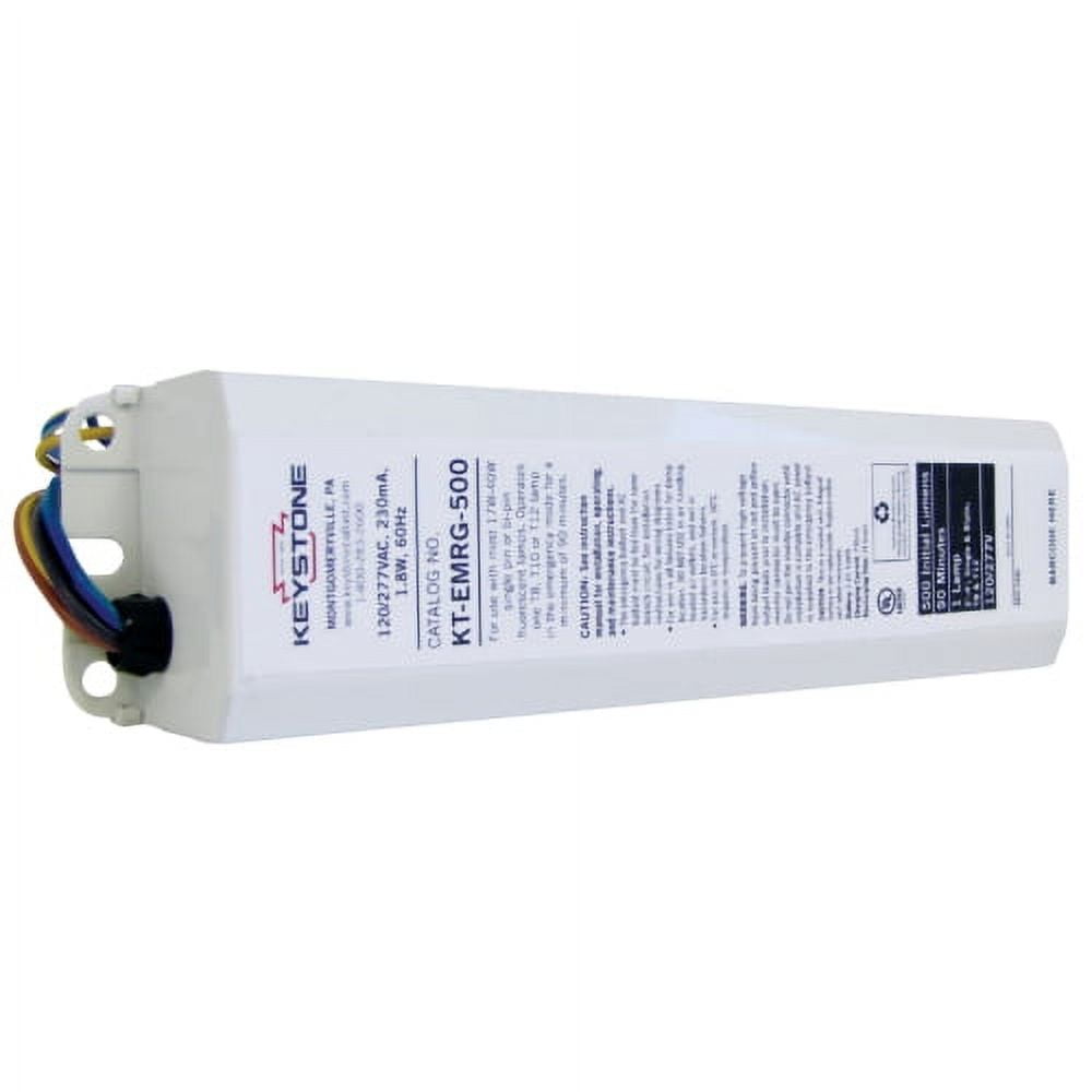 Keystone KT-EMRG-500 Fluorescent Emergency Ballast, 1-Lamp, 120/277V ...