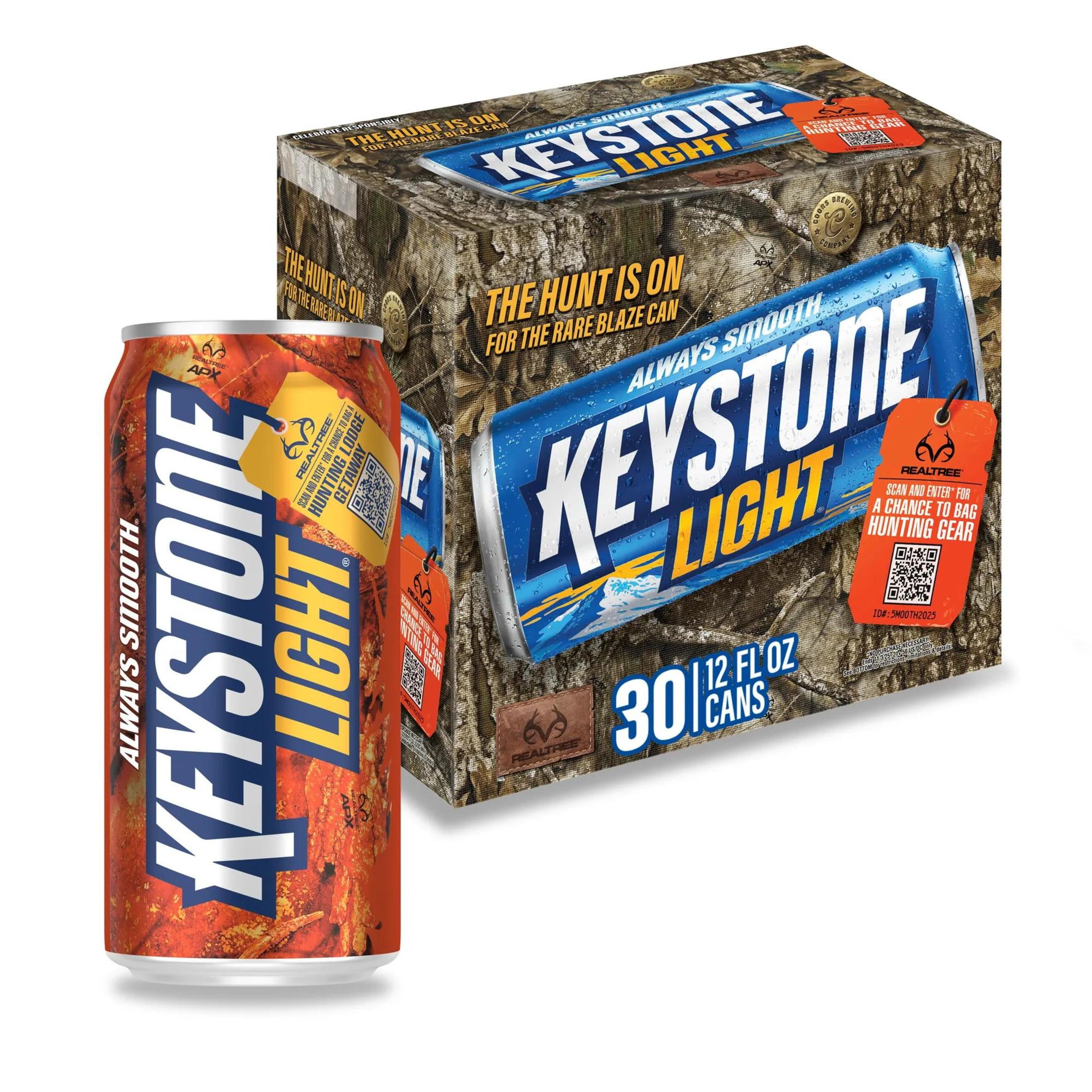 Keystone Light American Beer, 30 Pack, 12 fl oz Aluminum Cans, 4.1% ABV ...
