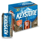 Keystone Light Beer, 30 Pack, 12 fl oz Aluminum Cans, 4.1% ABV ...
