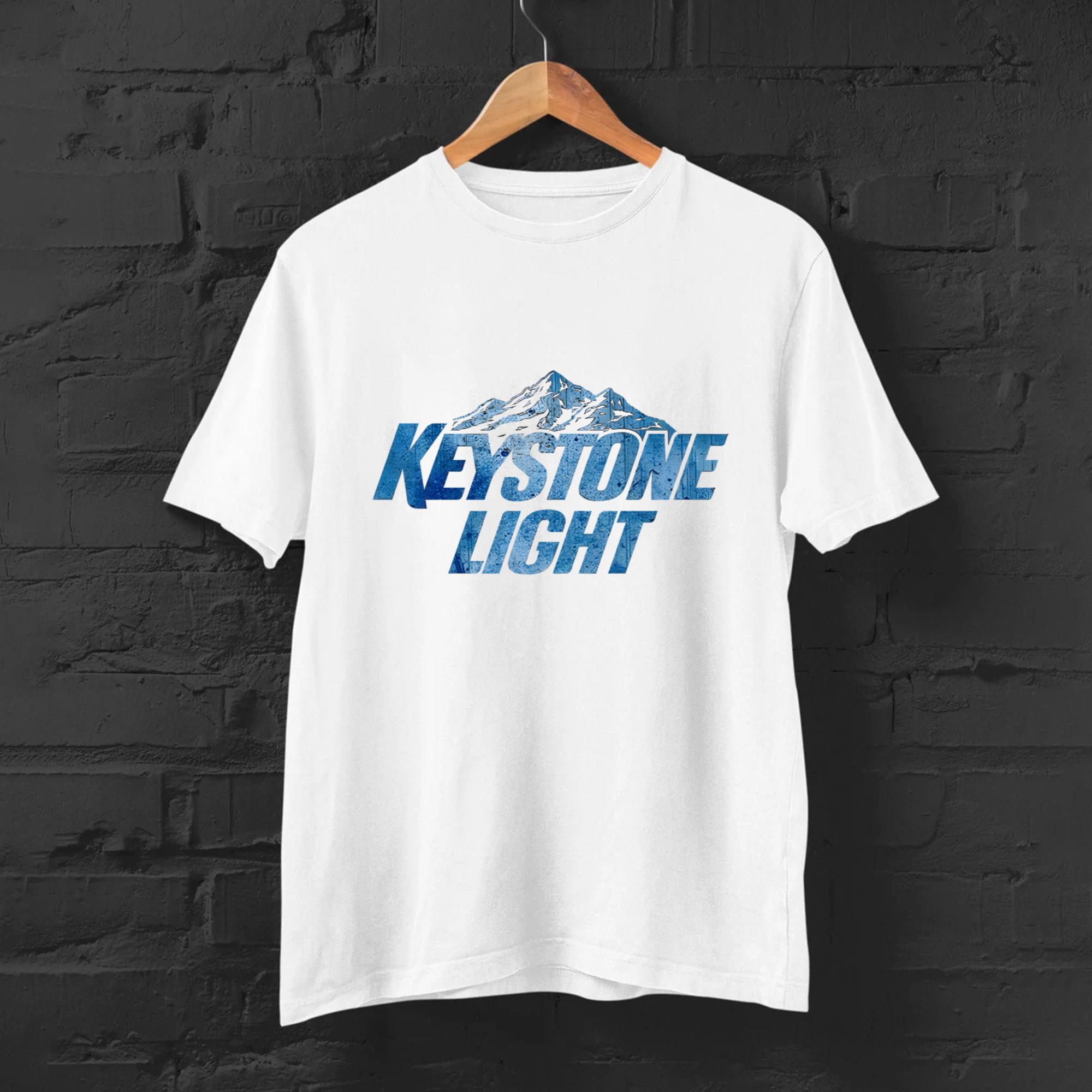 Keystone Light Beer White T-Shirt - Ships Fast High Quality - LIMITED ...