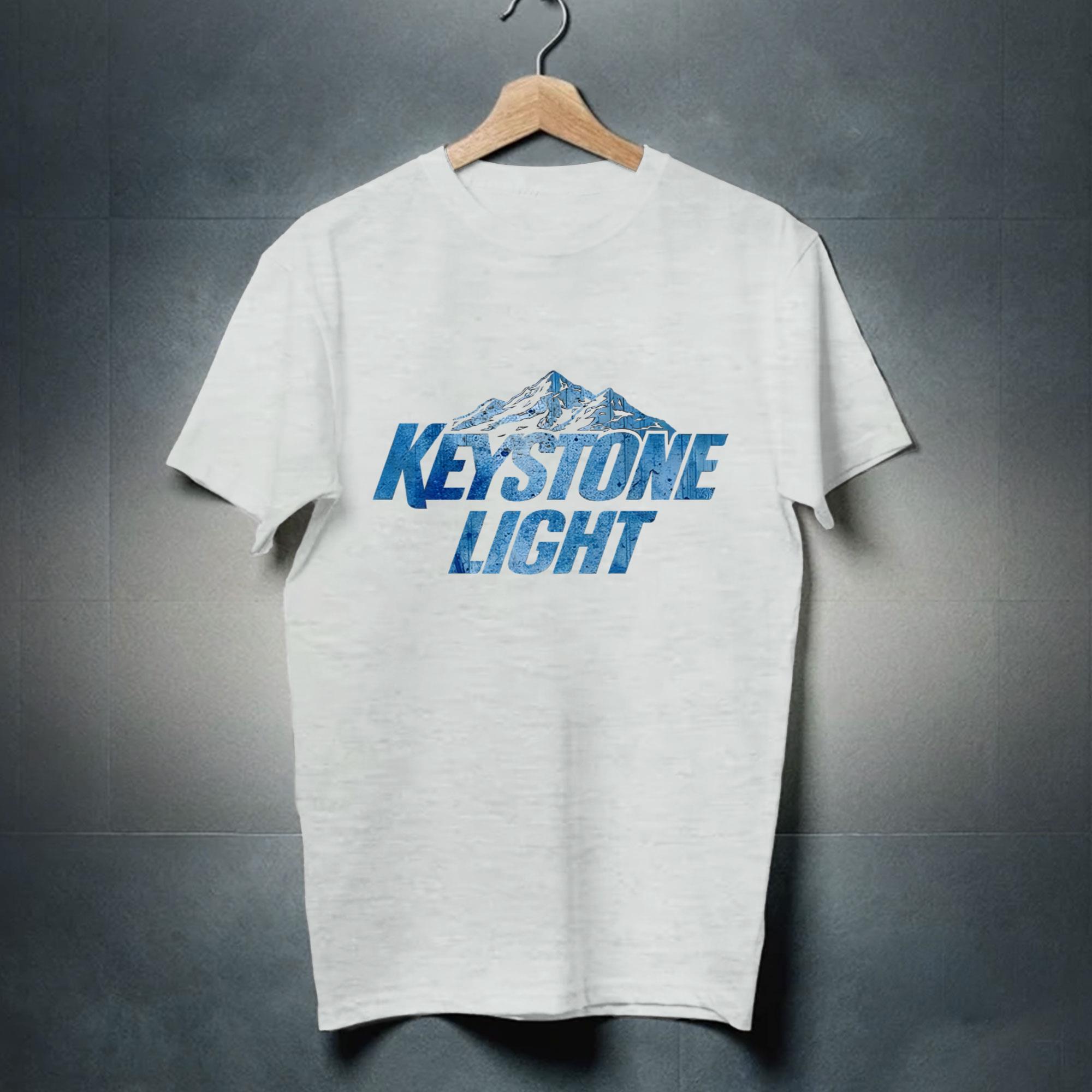 Keystone Light Beer White T-Shirt - Ships Fast High Quality - LIMITED ...