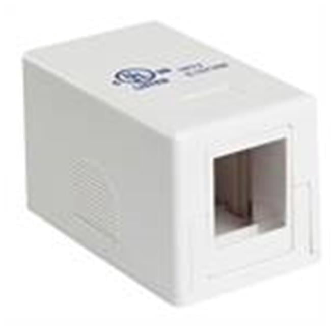 Keystone Surface Mount Box - Single Port - White - Walmart.com
