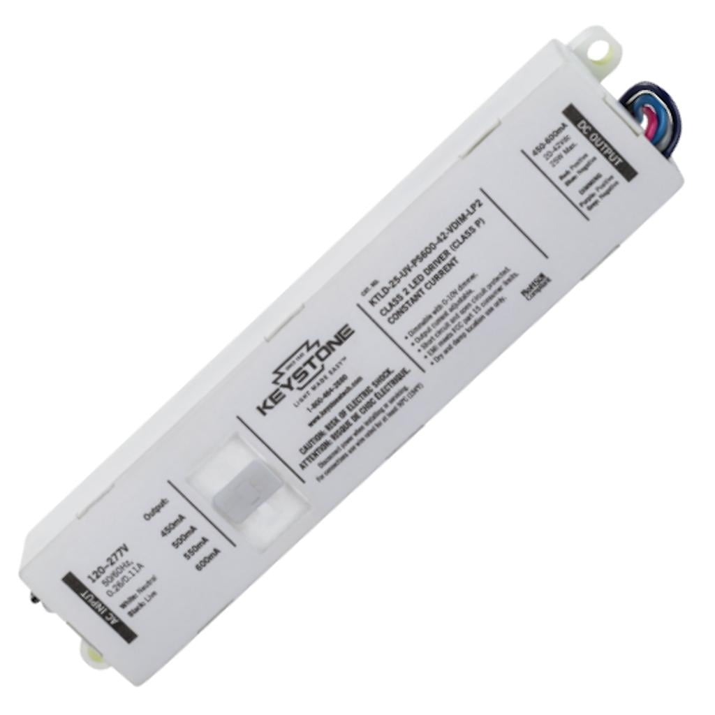 Keystone LED Driver KTLD-25-UV-PS600-42-VDIM-LP2 - Walmart.com