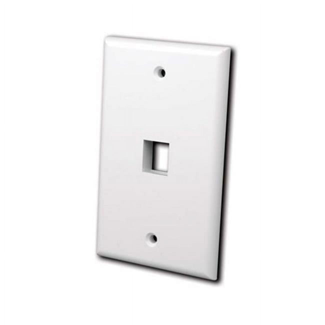 Keystone Wall Plate - 6 Port - White - Walmart.com