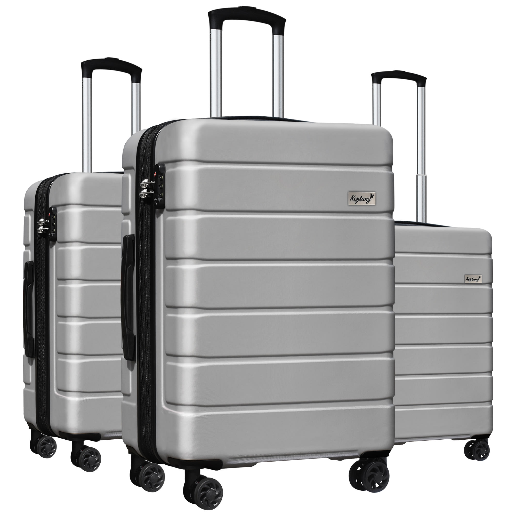 Carry On Luggage, 20" Hardside Suitcase ABS Spinner Luggage with Lock ...