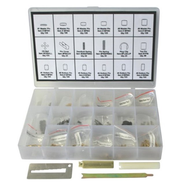 Keyway Compatible Rekey Pins Kit Rekeying Set Tool Box 4 Tools & 100 ...
