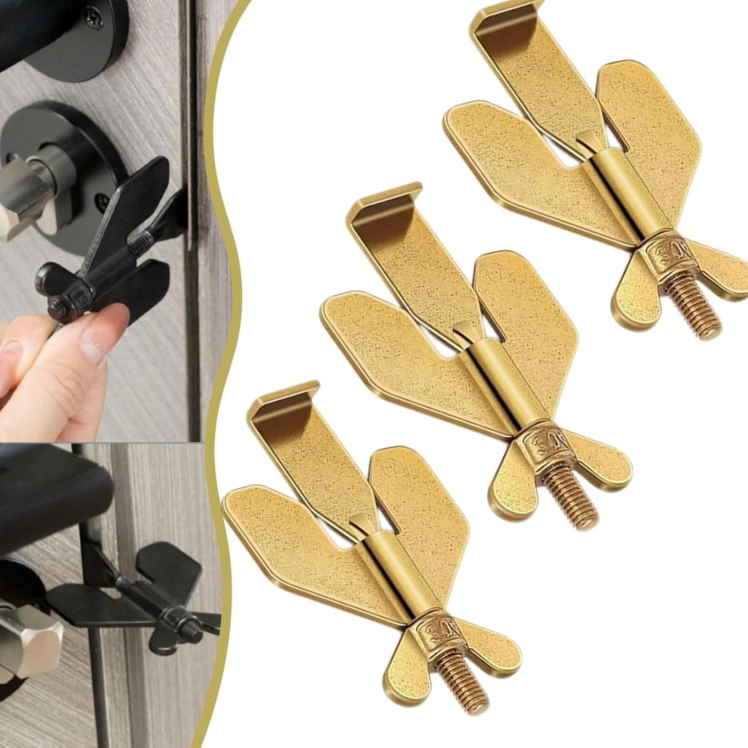 Keyza Travel Door Lock, Anterlock - Premium Door Lock, Travel Door ...