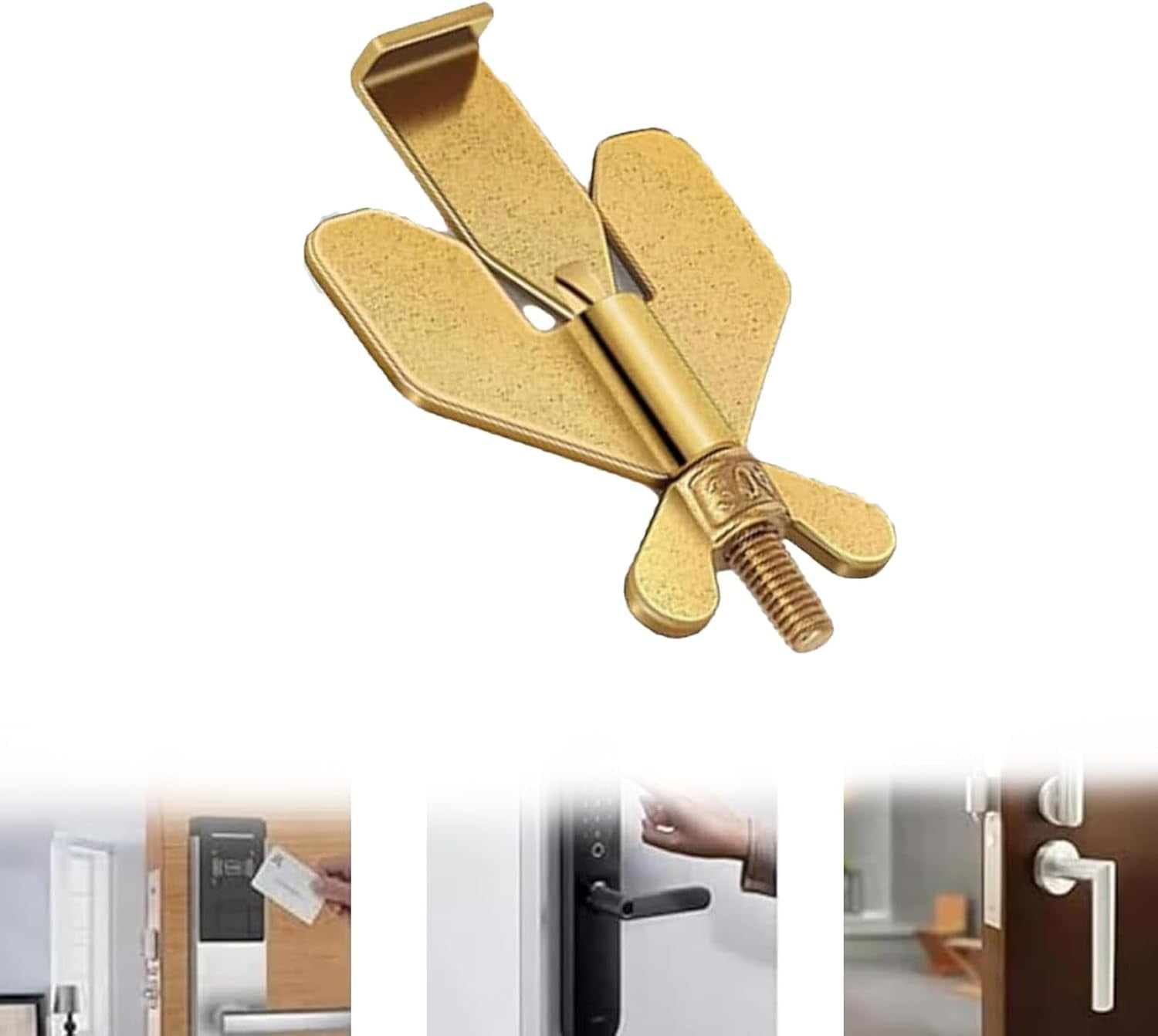 Keyza Travel Door Lock, Safe Door Blocker Security, Anti-Theft Renter ...