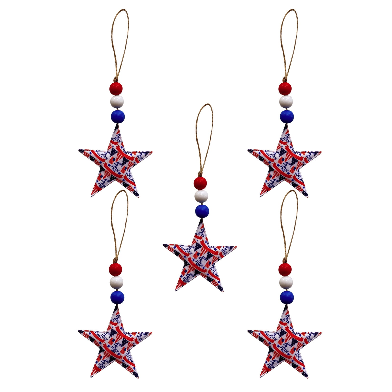 Kezqiaxn 4Th Of July Home Decor Clearance 5Pc Independence Day Decorations Five-Pointed Star 7Cm ...