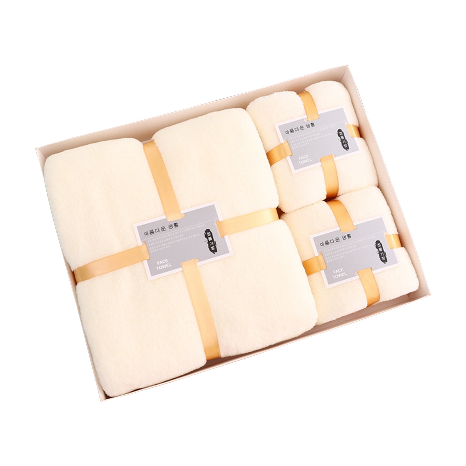 Kezqiaxn Bath Towels Set of 3, Coral Velvet Bathroom Set Bath Towel ...