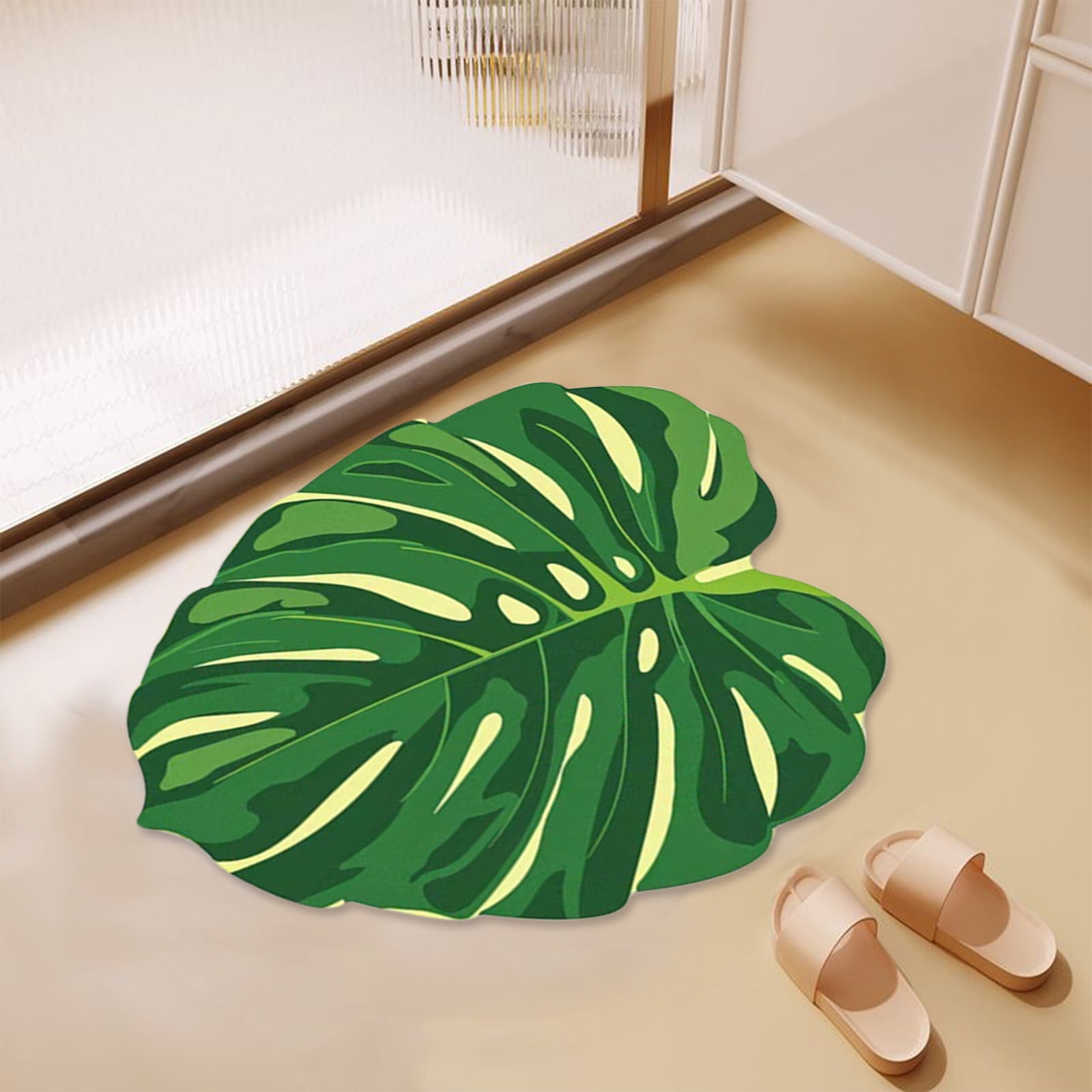 Kezqiaxn Bedroom Rug Clearance Summer Area Rugs Bathroom Rug Cute Green ...