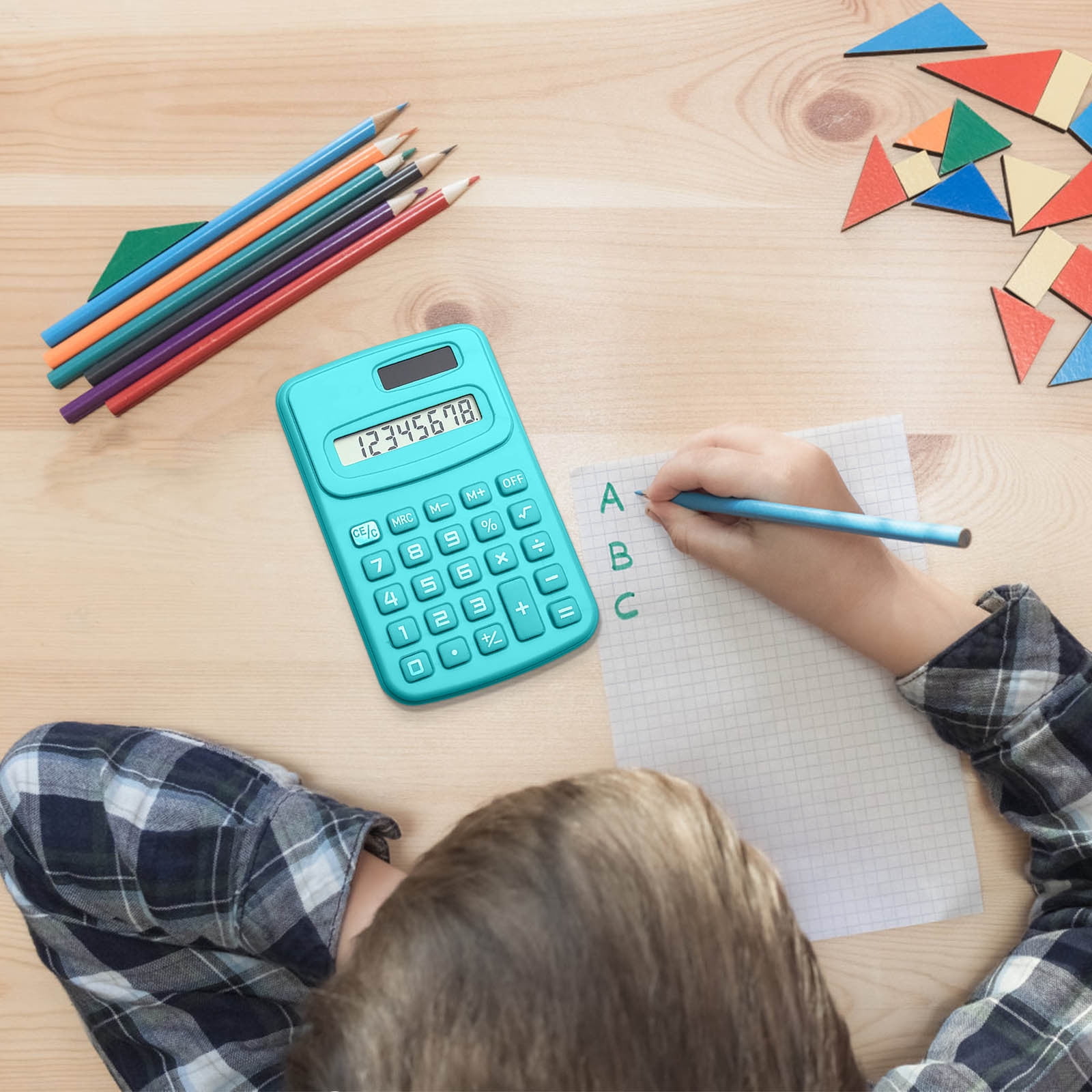 Kezqiaxn Business Office Calculators Standard Desktop Calculator Mini ...