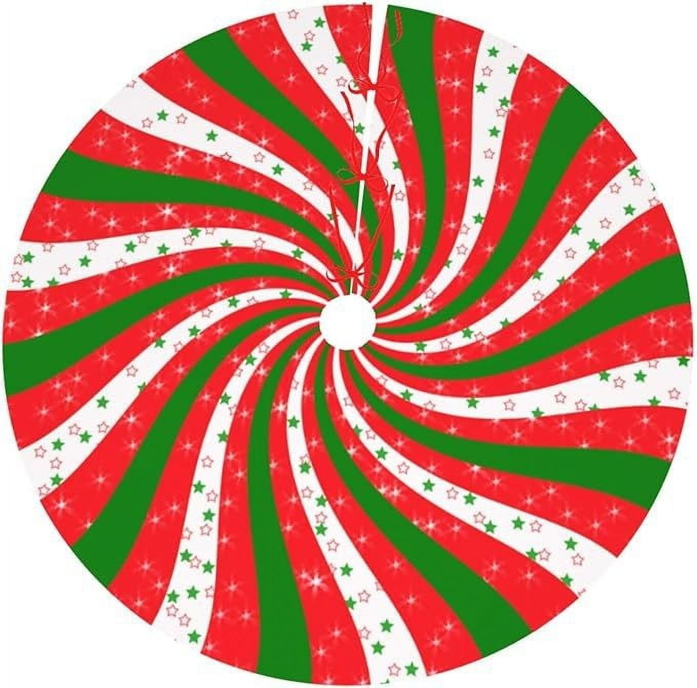 Kezqiaxn Christmas Tree Decorations 120cm Vintage Christmas Tree Skirts ...