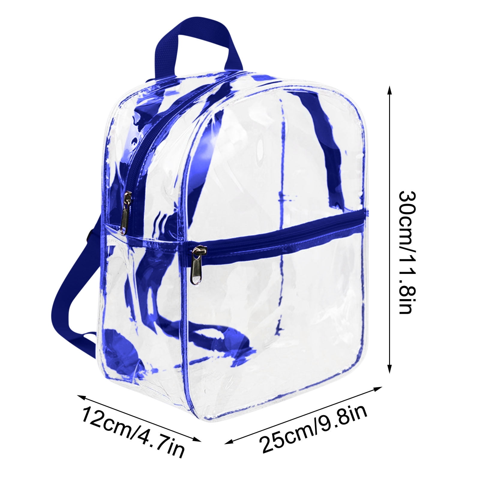 Kezqiaxn Clear Backpack Clearance Transparent Backpack Transparent Mini ...