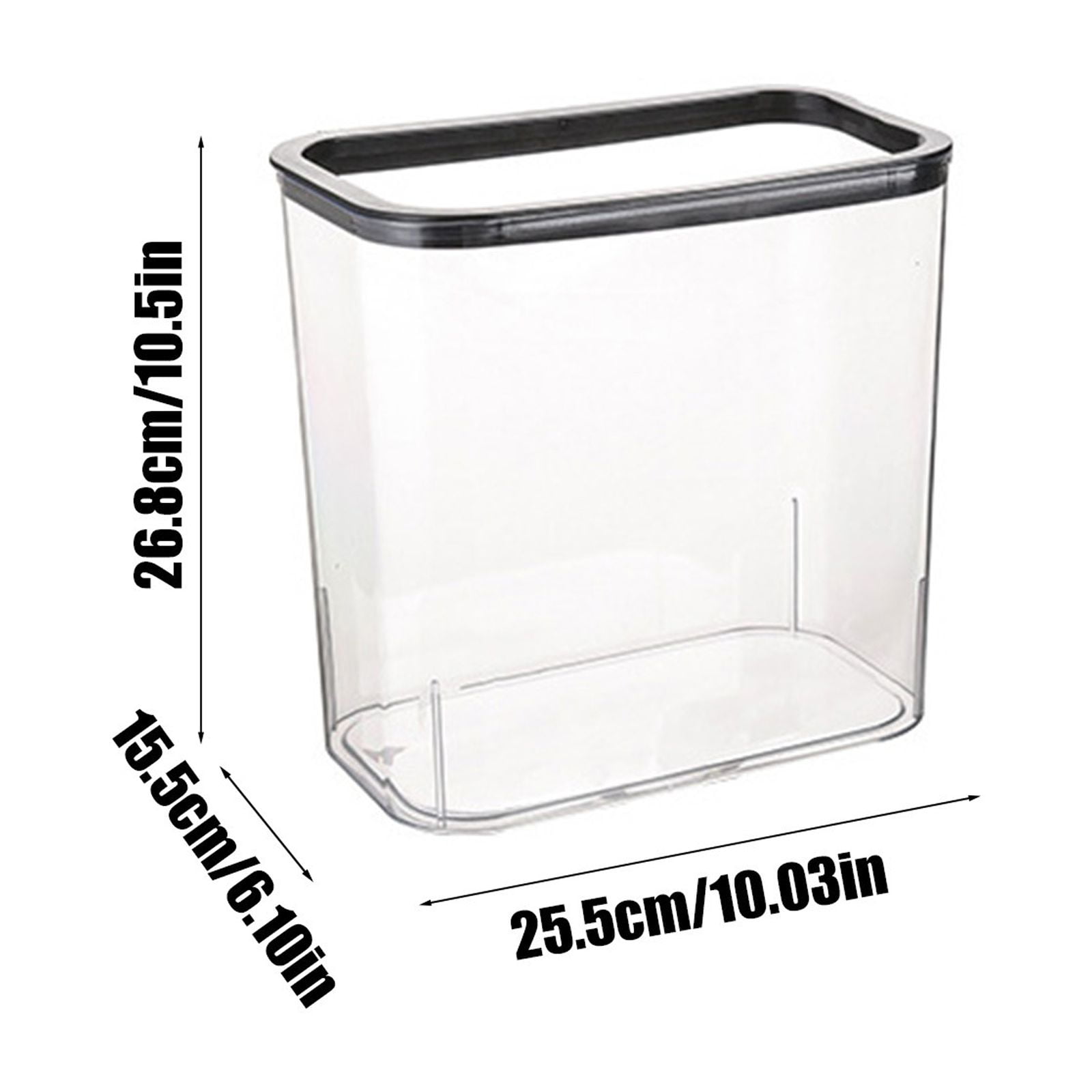 Kezqiaxn Clear Trash Can Clearance Household Lidless Pressure Ring ...