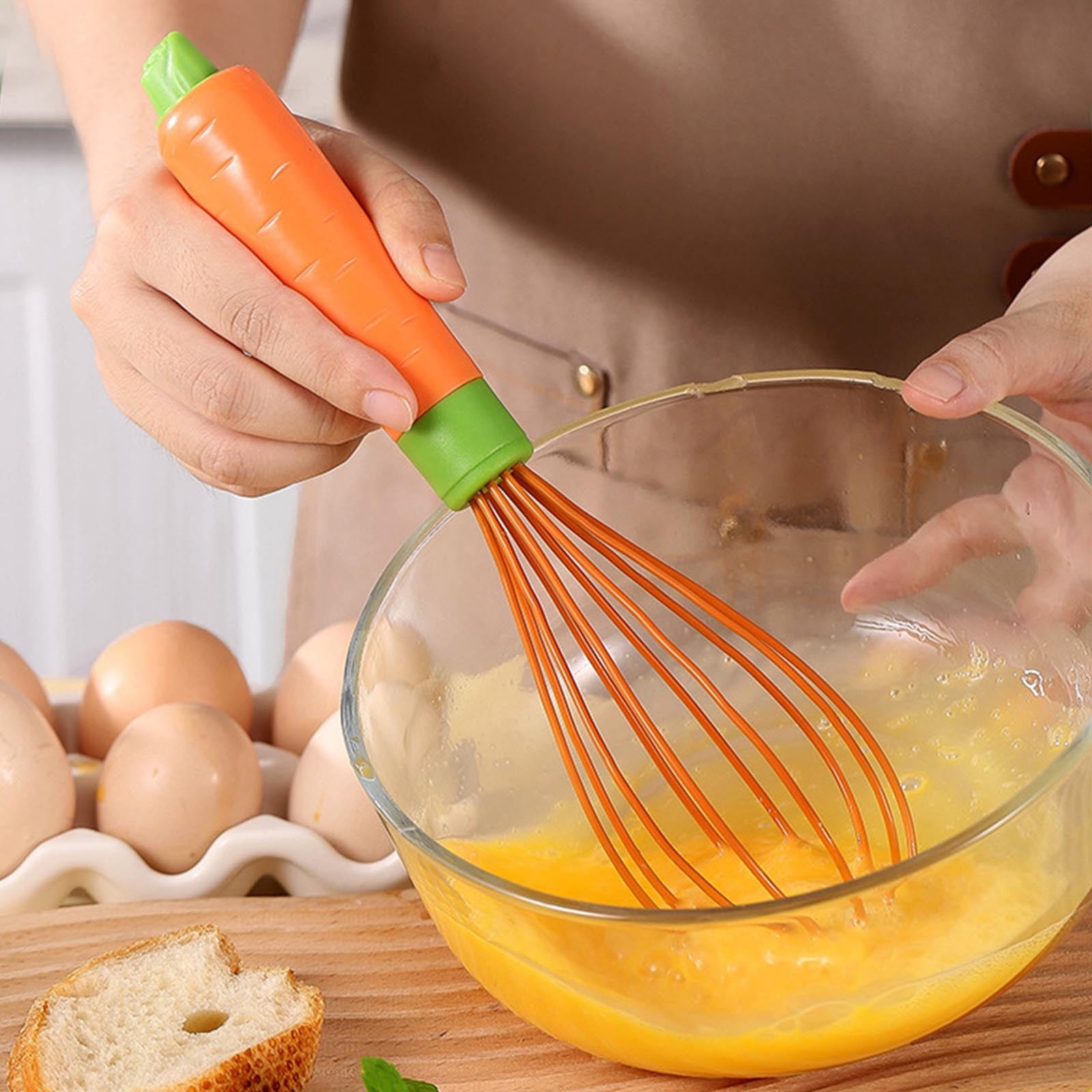 Kezqiaxn Cooking Whisk Plastic Handle Whisk Handle Manual Whisk Cream ...