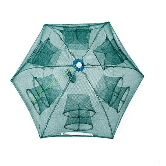 Kezqiaxn Crab Trap Crawfish Fishing Trap Set, 12 Holes Foldable Crab ...