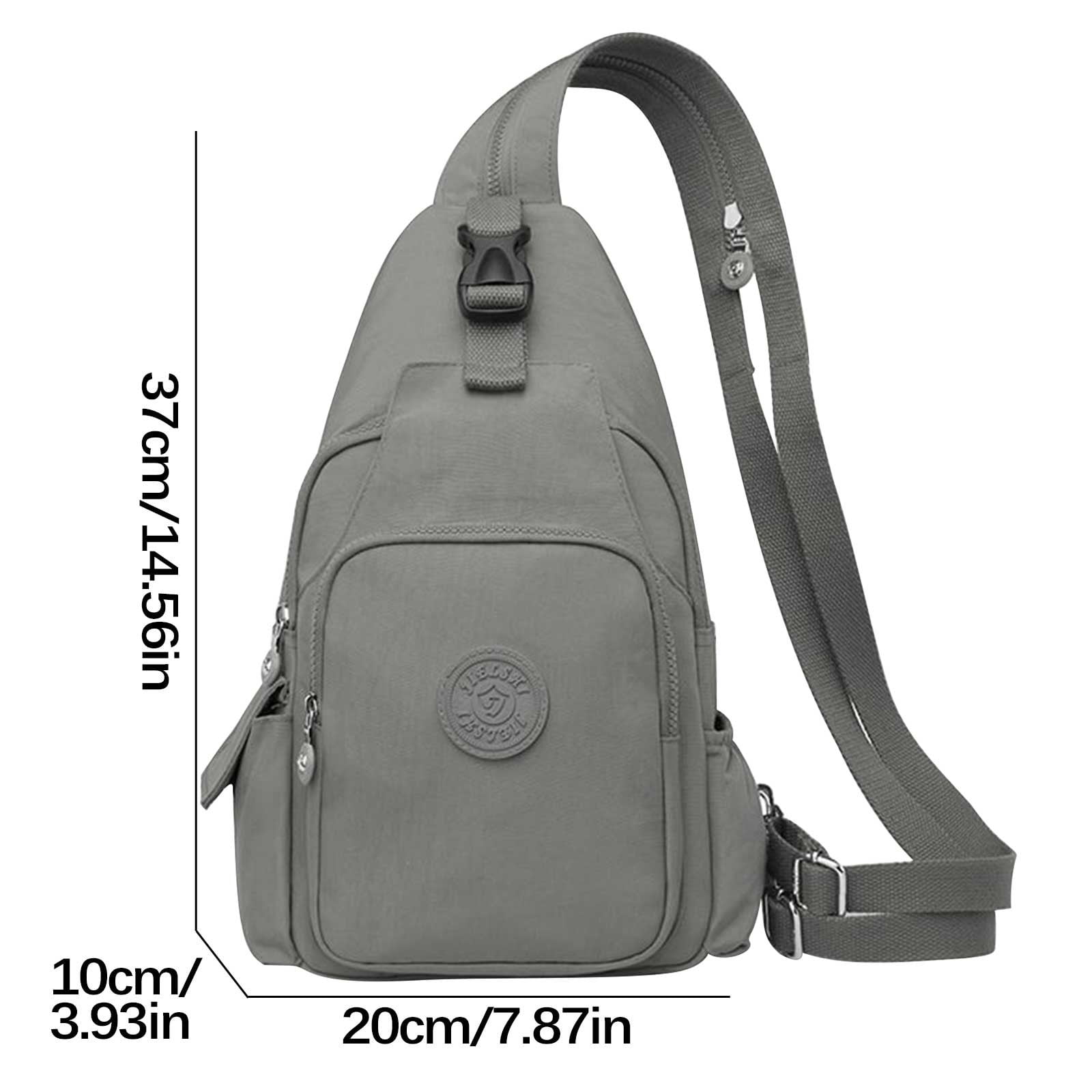 Kezqiaxn Cross Body Bag for Woman Men Large Capacity Multi Travel Bag ...