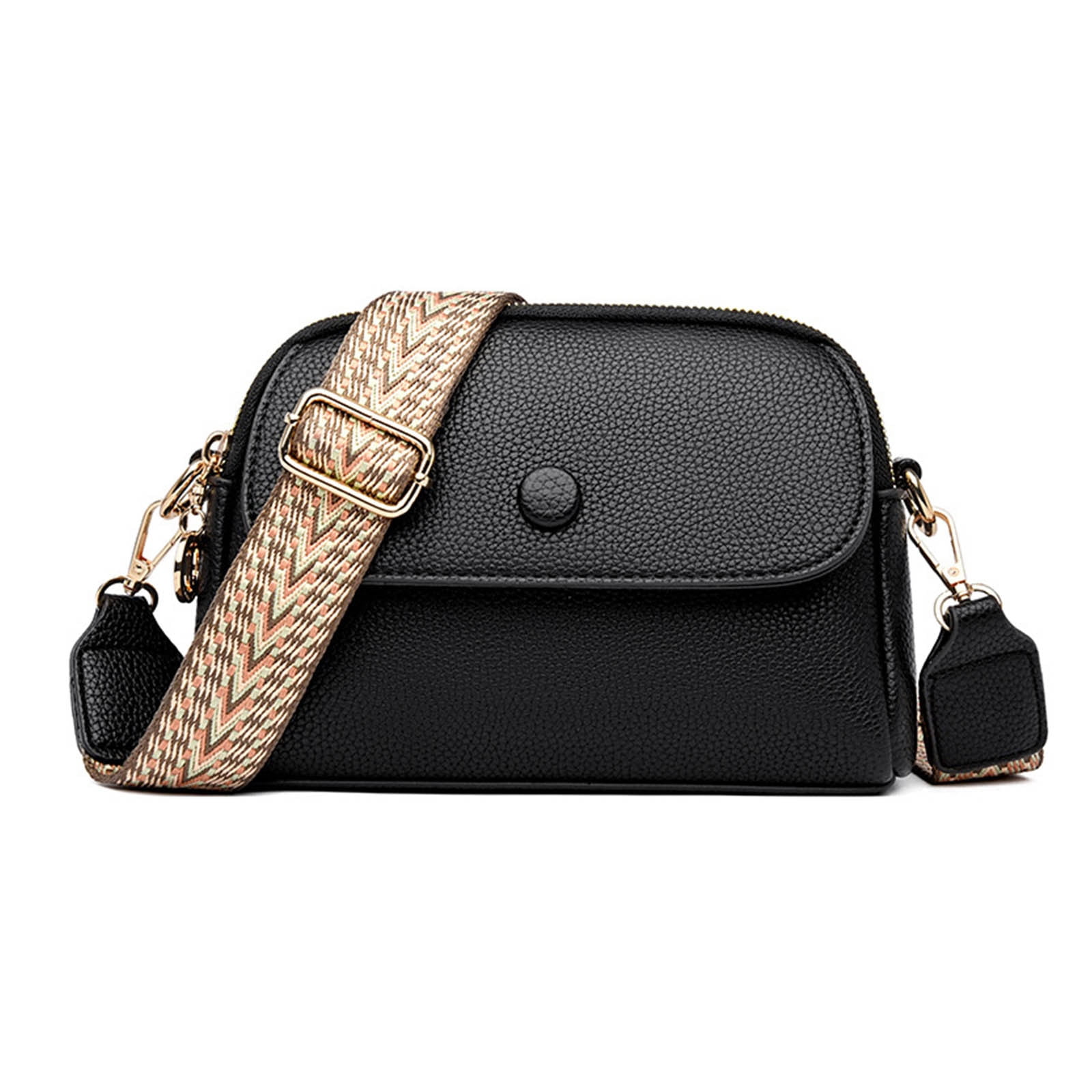 Kezqiaxn Cross Body Bag for Woman One Shoulder Crossbody Bag Leather ...