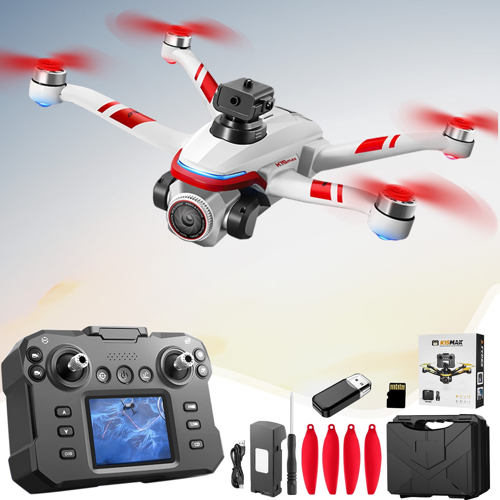 Kezqiaxn Drone with Camera Clearance, Mini Drone with 1080P Screen ...