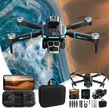 Myshle SMS Black Foldable Mini Drone with Adjustable 4K HD Camera for ...