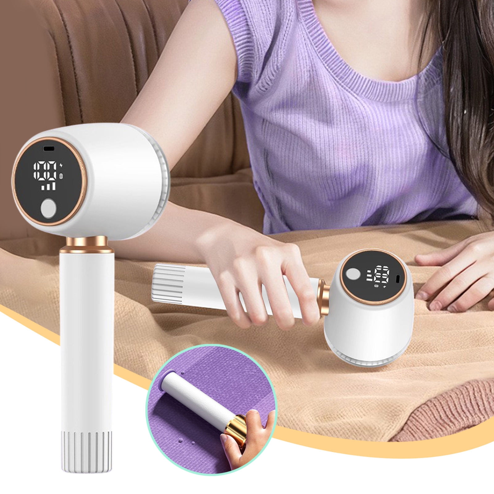 Kezqiaxn Fabric Shaver and Lint Remover Clearance, Rechargeable Model ...