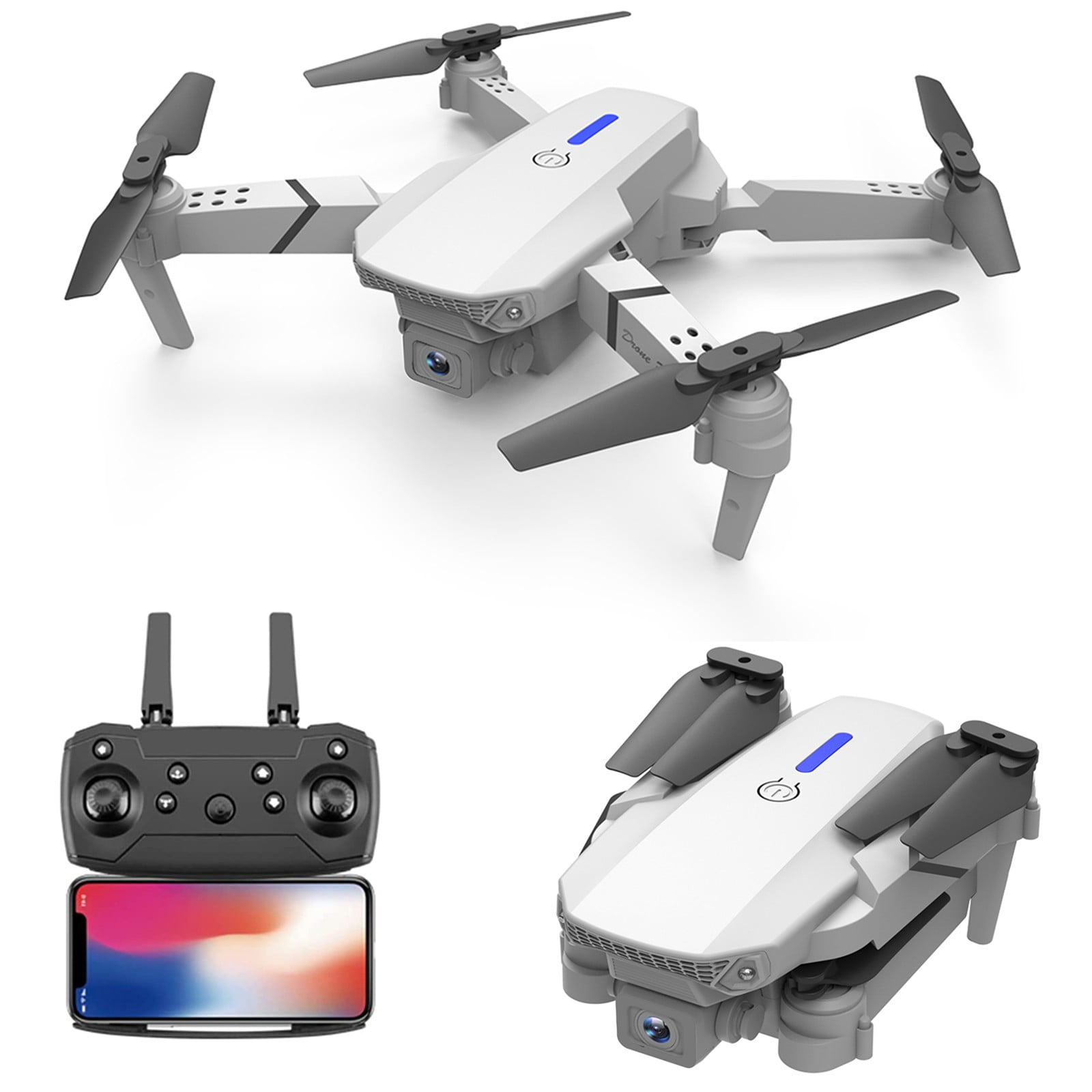 Kezqiaxn Foldable Drones with Camera for Kids, Foldable FPV Drone with ...