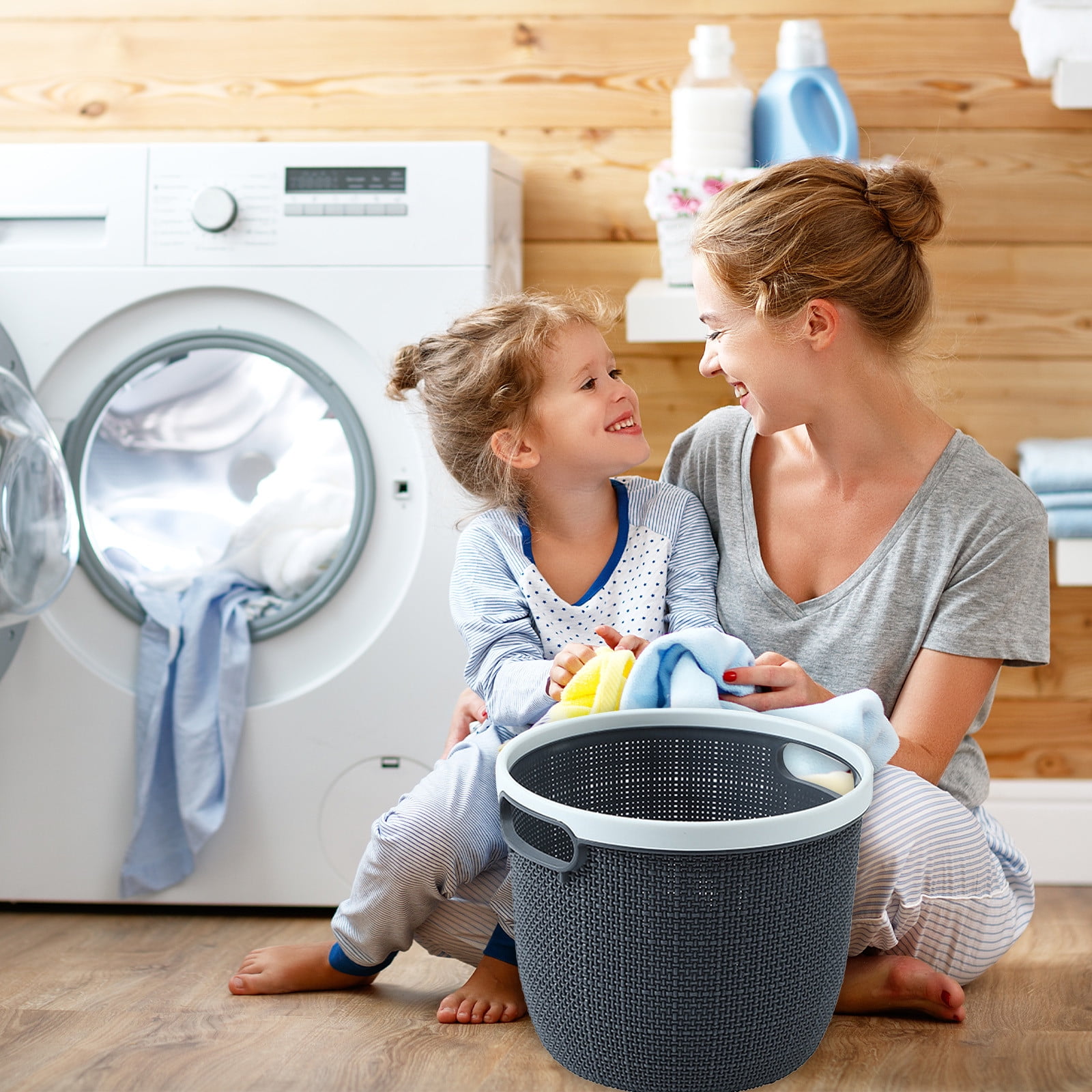 Kezqiaxn Foldable Laundry Basket Clearance, Portable Laundry Hamper ...