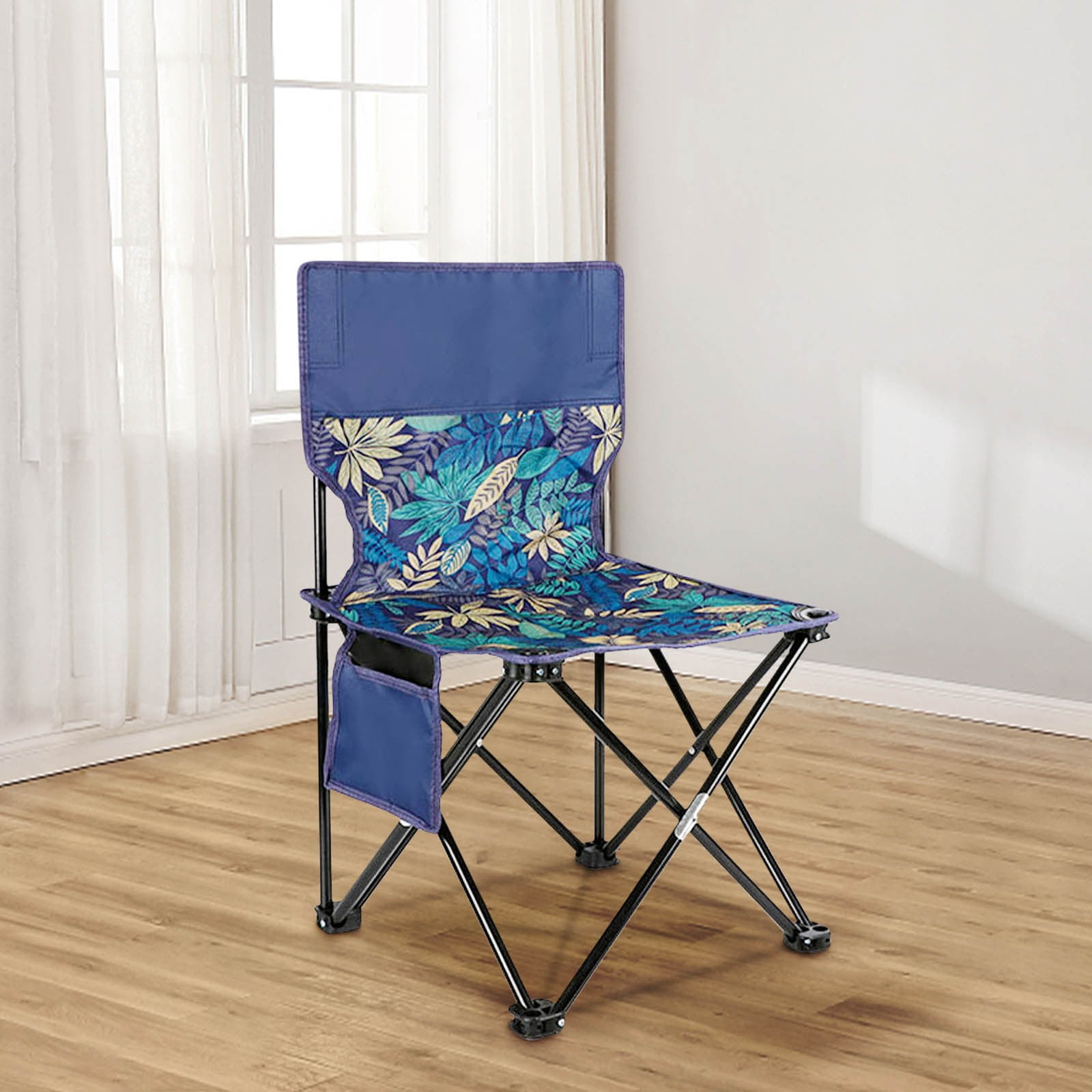 Kezqiaxn Folding Camping Chair for Outside, Large High Back Beach ...
