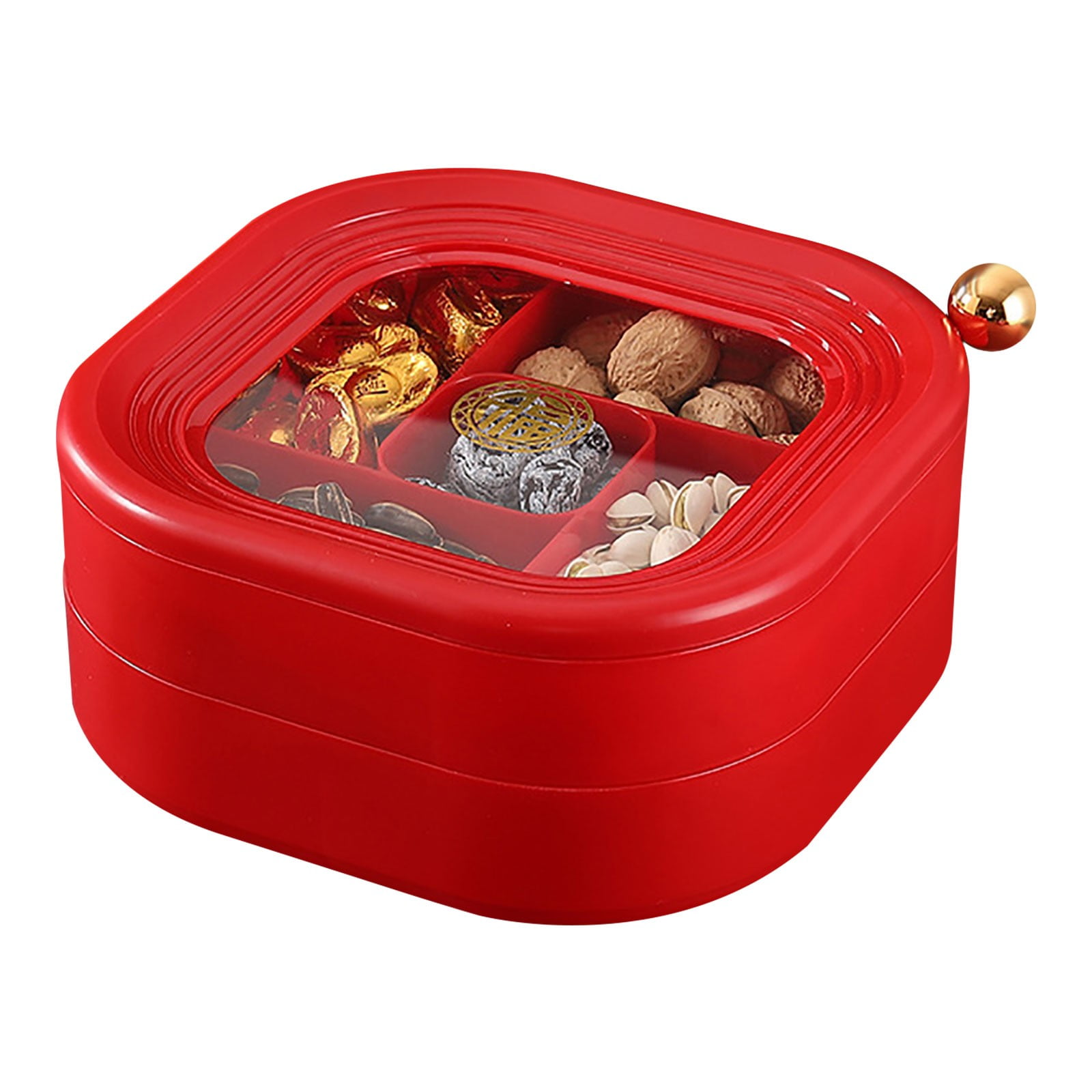 Kezqiaxn Food Container Multi-layer Candy Box Snacks and Dried In Candy ...