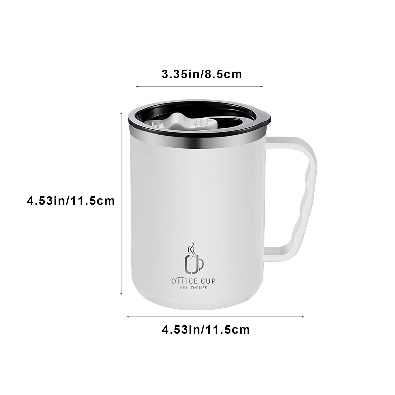 Kezqiaxn Food Storage Containers 304 Stainless Steel Mug Double Layer ...