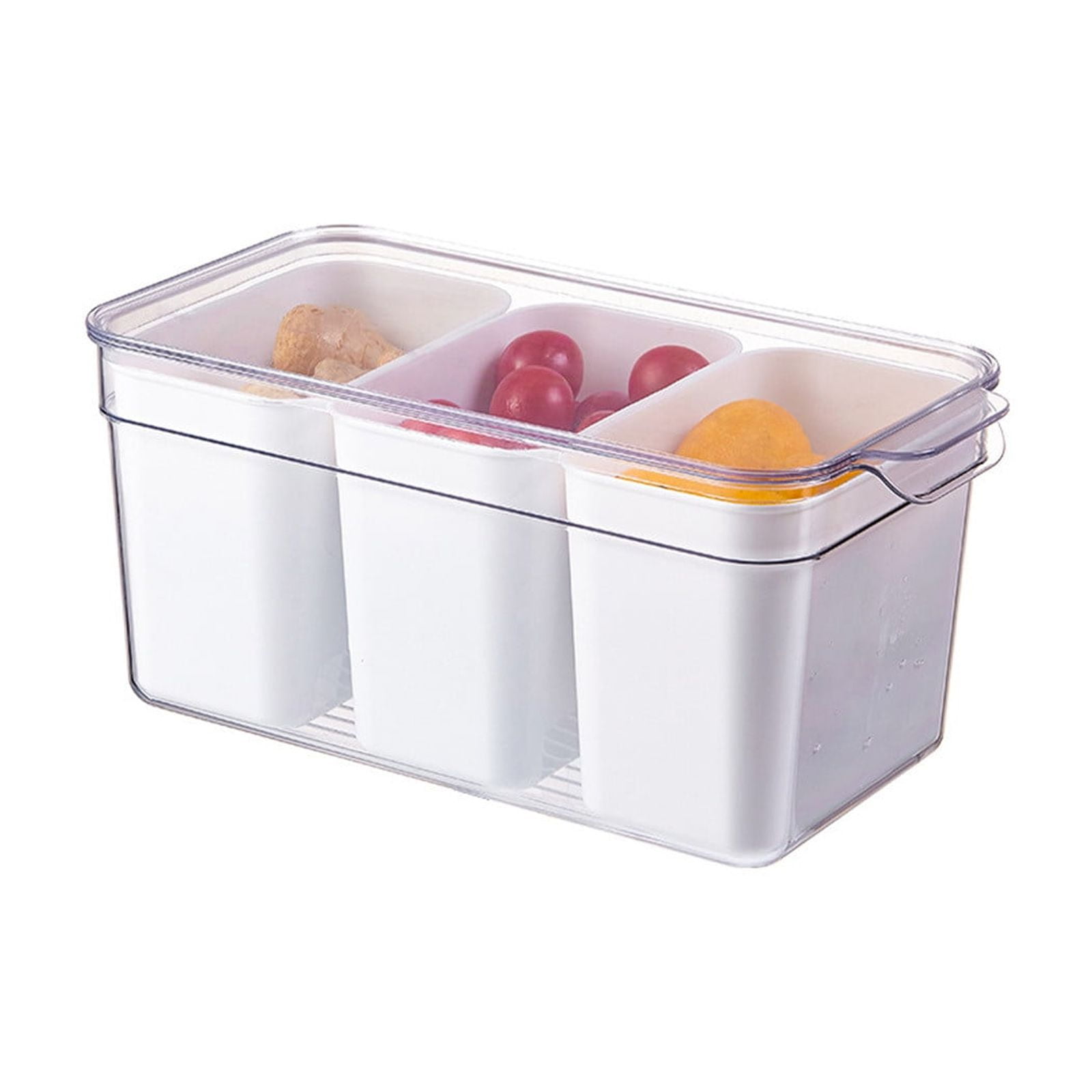 Kezqiaxn Food Storage Containers Kitchen Washbas In Double Layer Basket ...